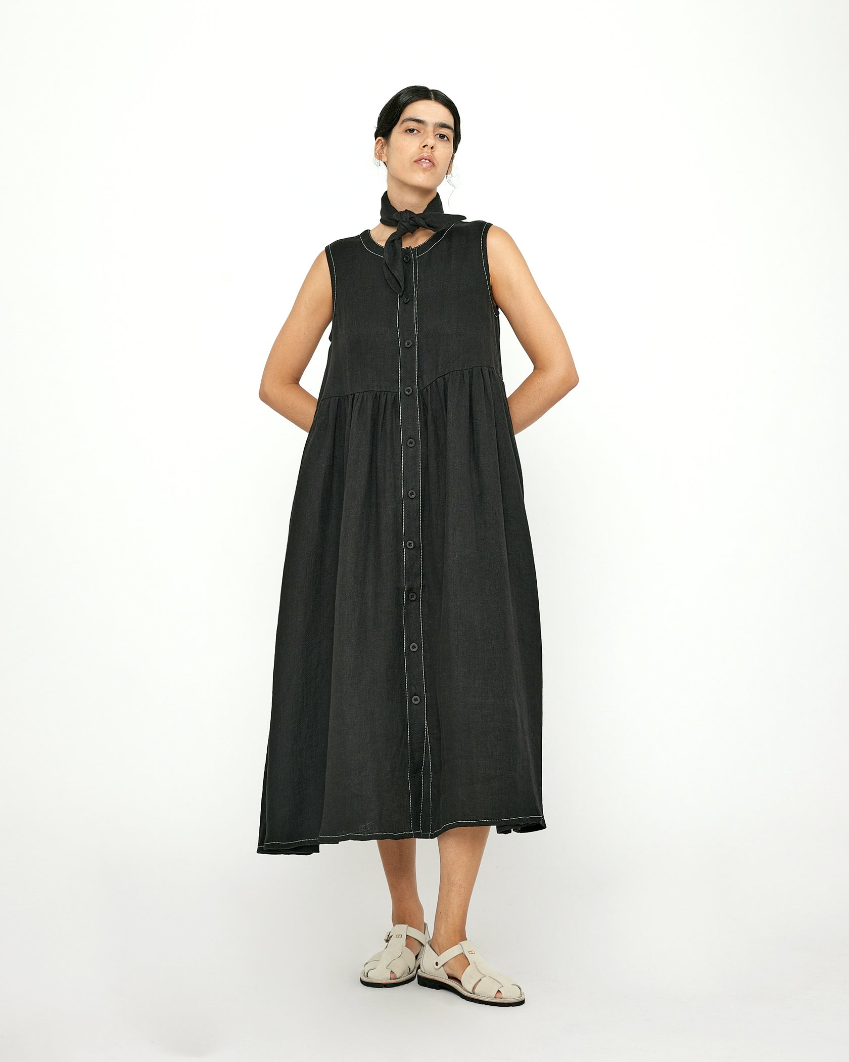 Linen Neck Scarf - SS24 - Color Options – 7115 by Szeki