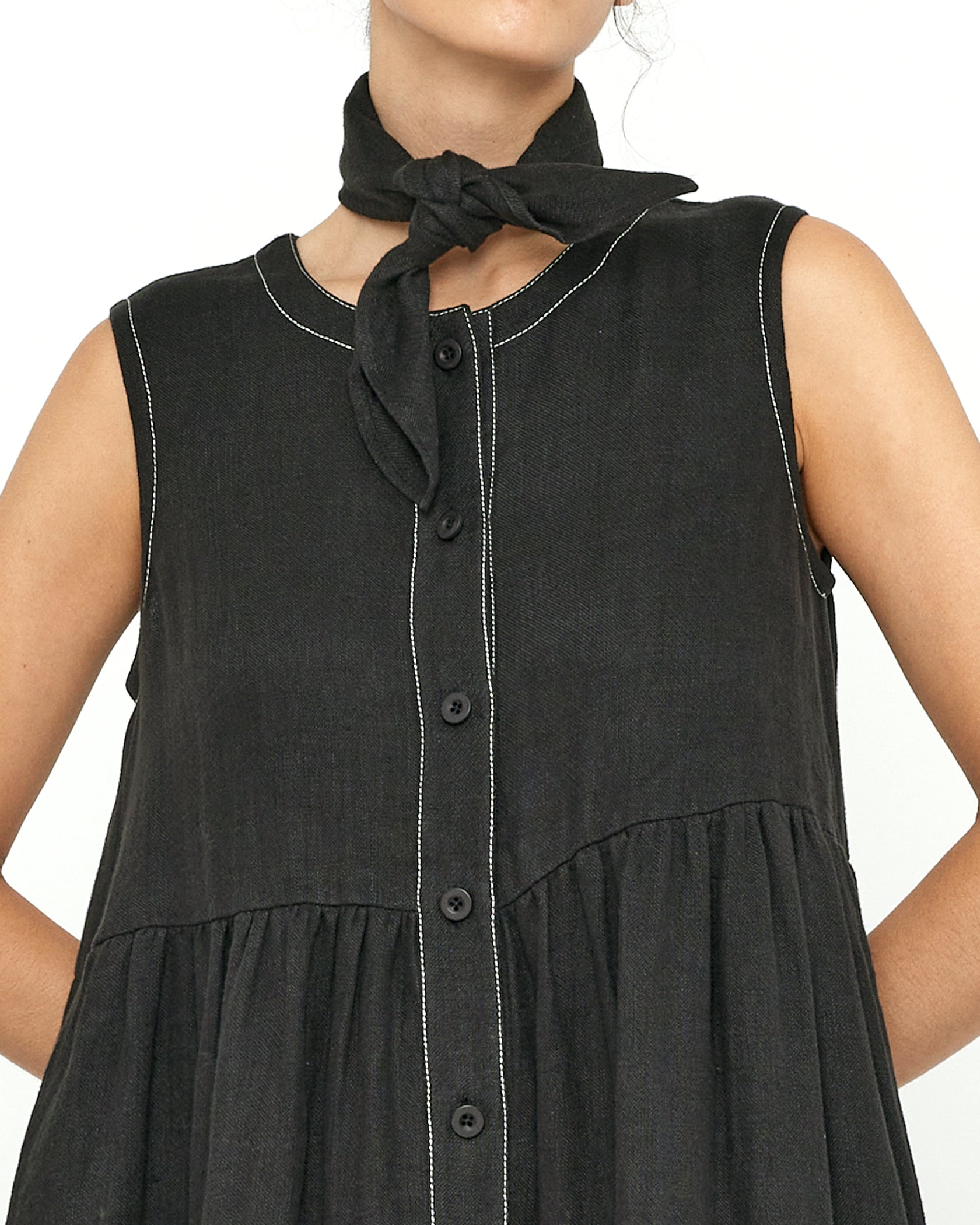 Linen Neck Scarf - SS24 - Color Options – 7115 by Szeki